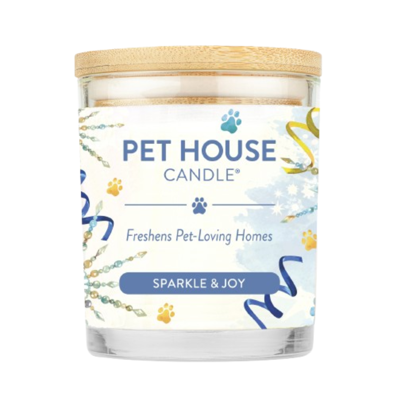 Sparkle & Joy Pet House Candle: 100% Natural Plant-Based Wax